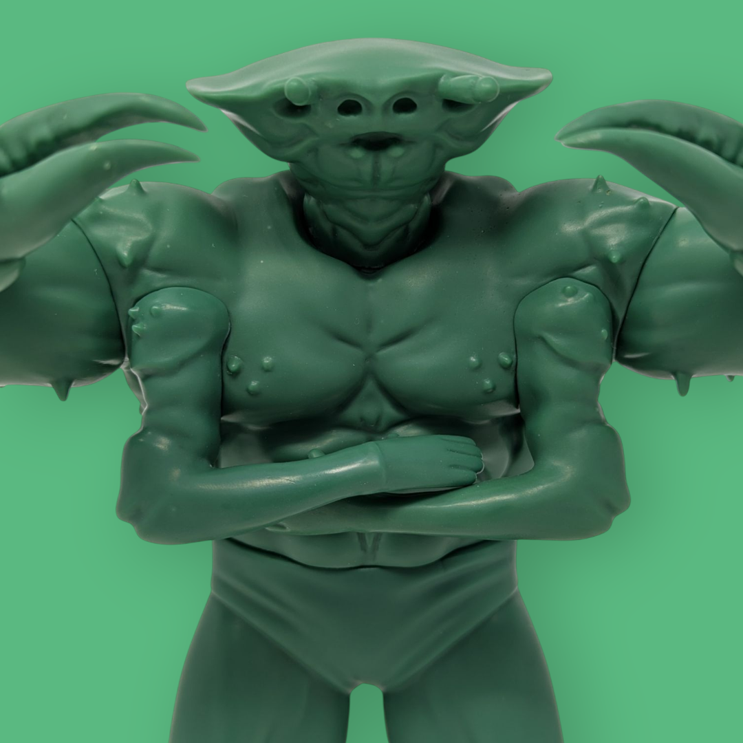 King Krab Vinyl Figure "Olive Green" – www.grimshark.com